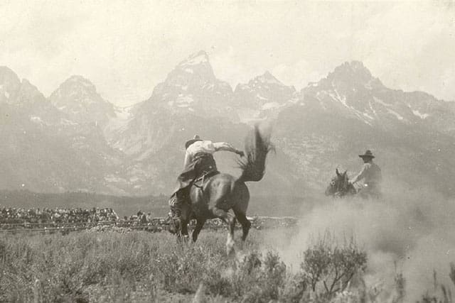 Rodeo at Elbo Ranch - History Jackson Hole