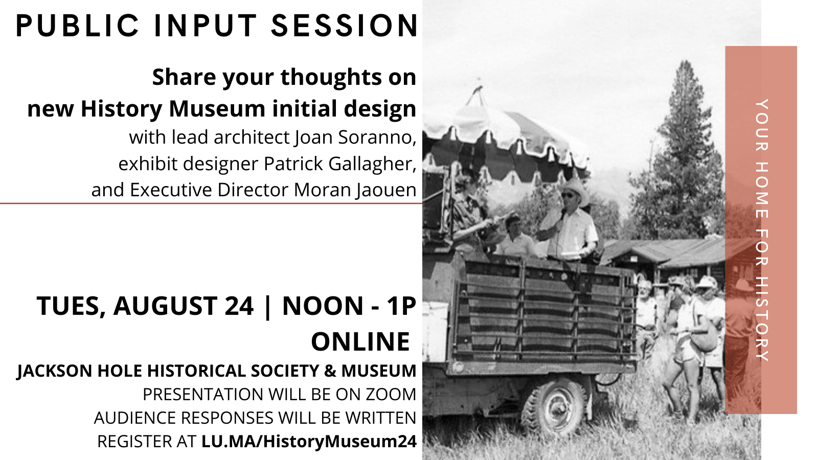 Museum Public Input Session - History Jackson Hole